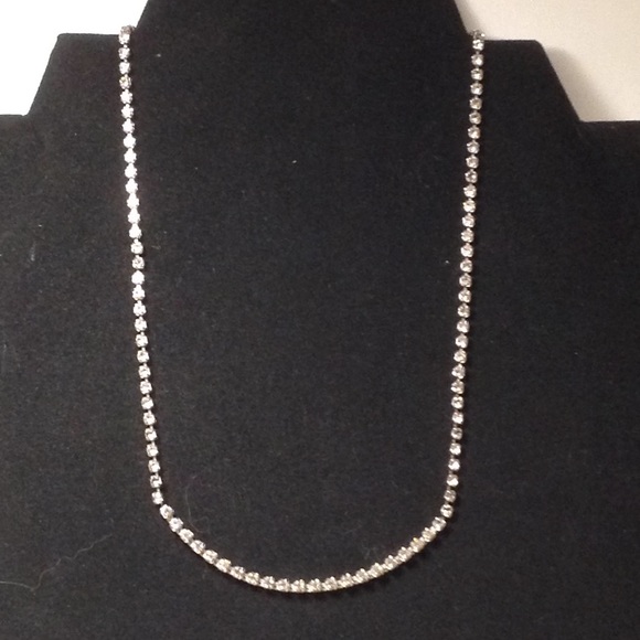 Vintage | Jewelry | Vintage Rare Necklace With Clear Rhinestones | Poshmark